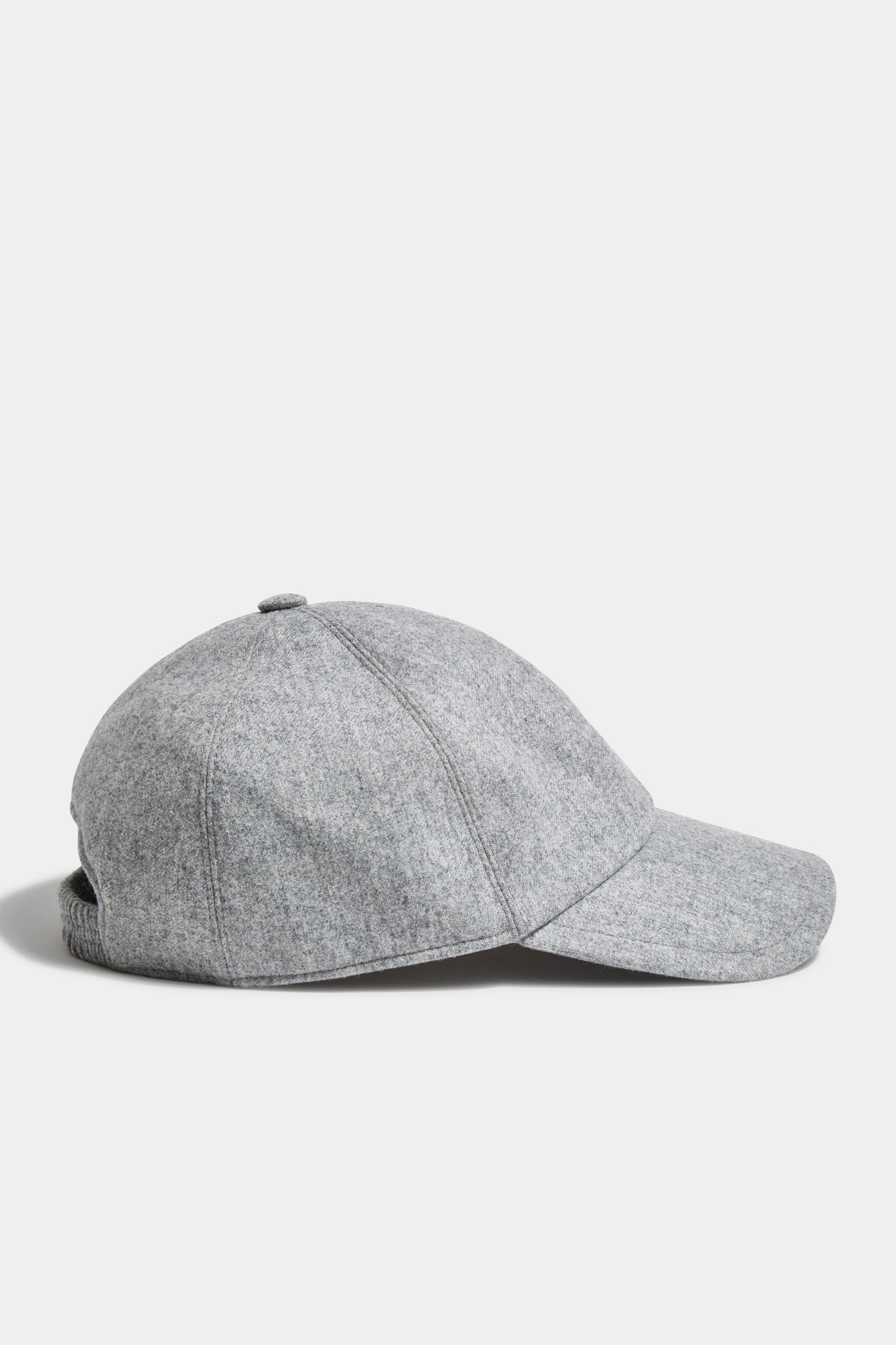 Grey Flannel Baseball Cap Made In Italy Grey Flannel Baseball Cap Made In Italy
