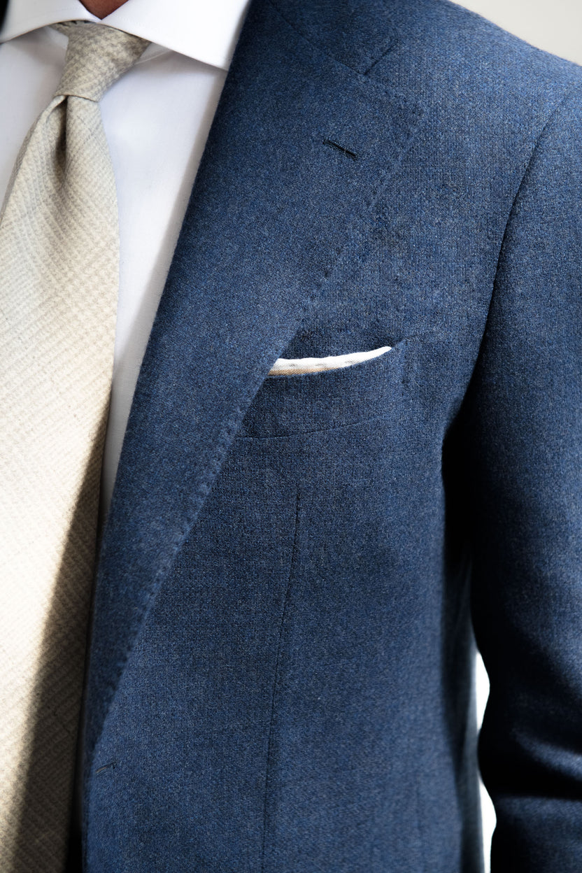 Bluette wool and cashmere suit | Made in Italy | Pini Parma
