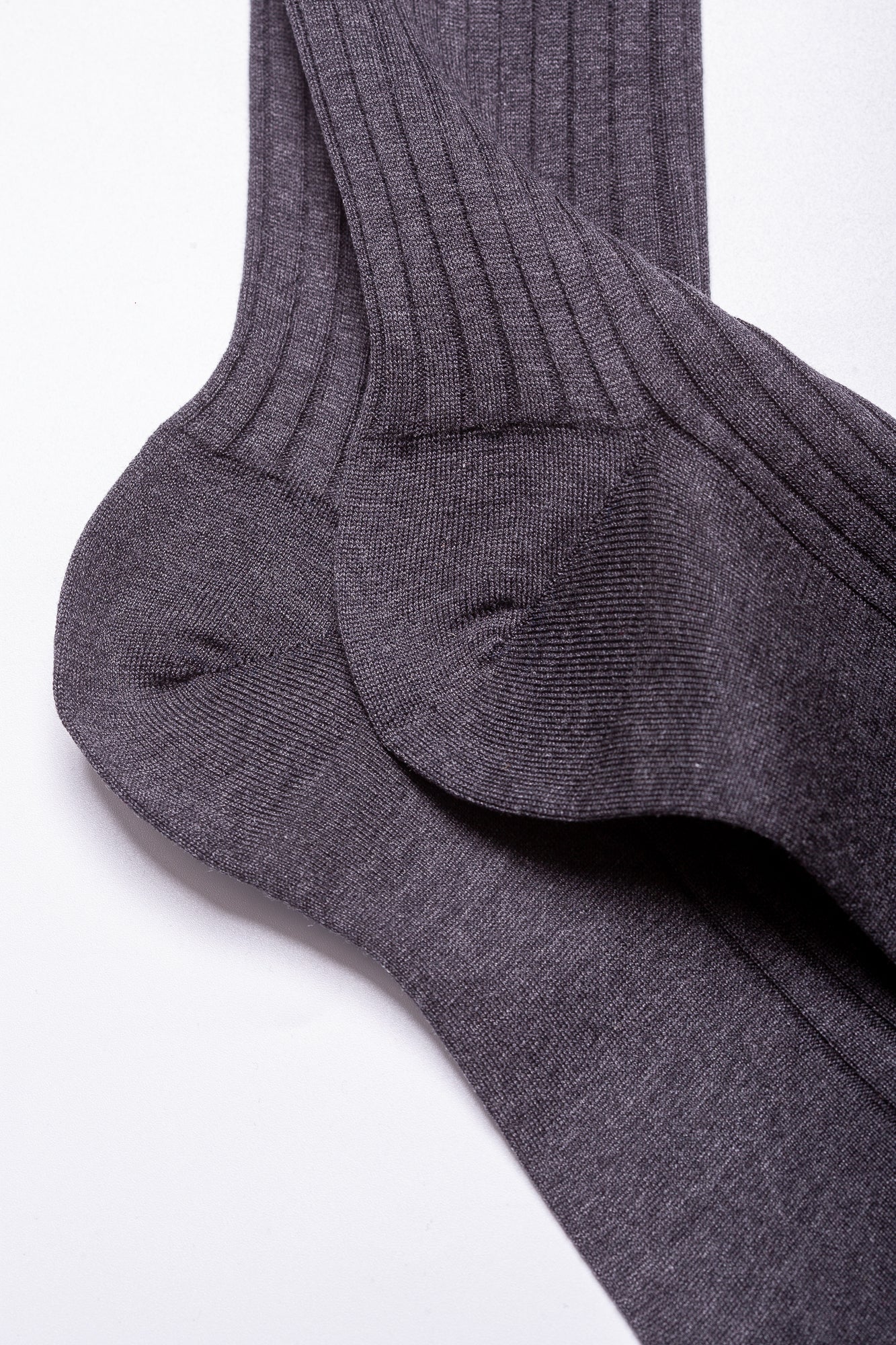 Grey long socks - Made in Italy - Pini Parma